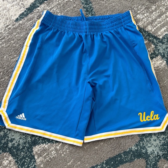 adidas | Shorts | Adidas Blue And Yellow Ucla Shorts | Poshmark
